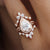 2 carat Pear Diamond Infinity Twist Shank Engagement Ring & Diamond Ri ...