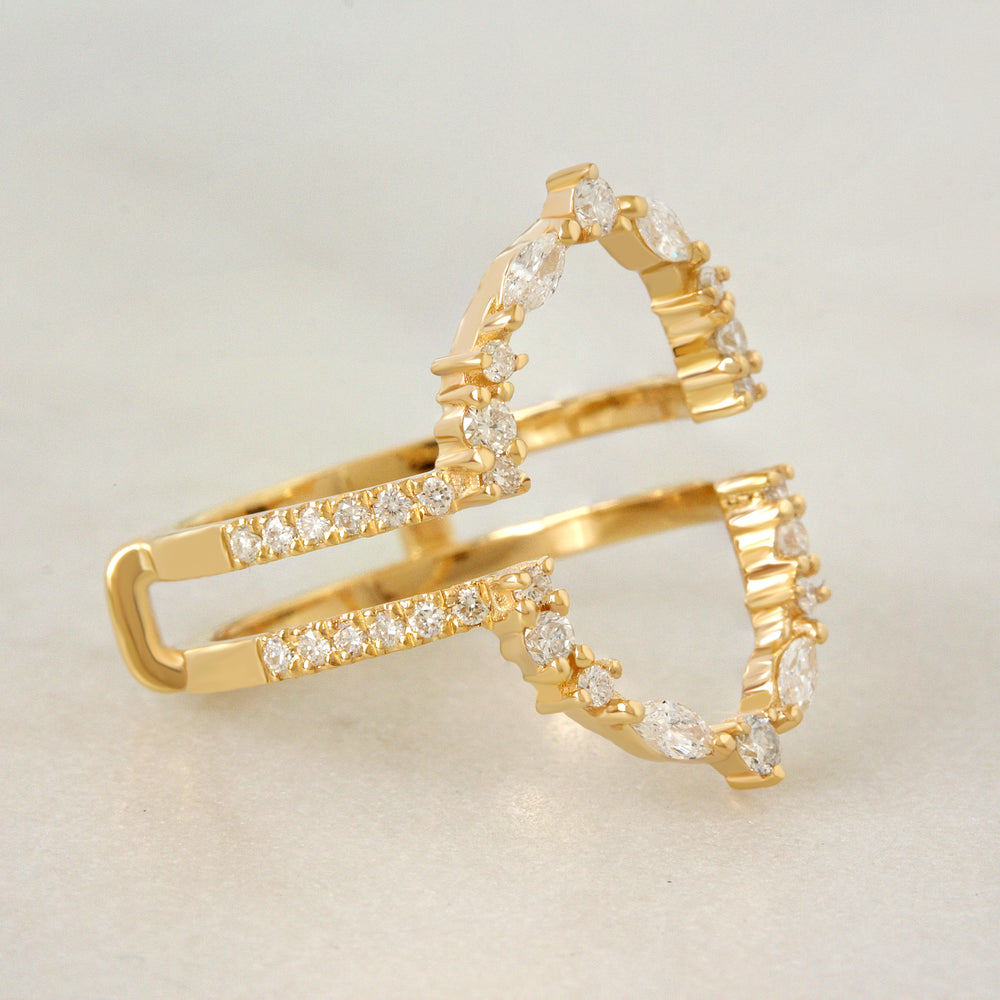 Diamond Ring Guard Nesting Ring Wrap Enhancer Charlotte ...
