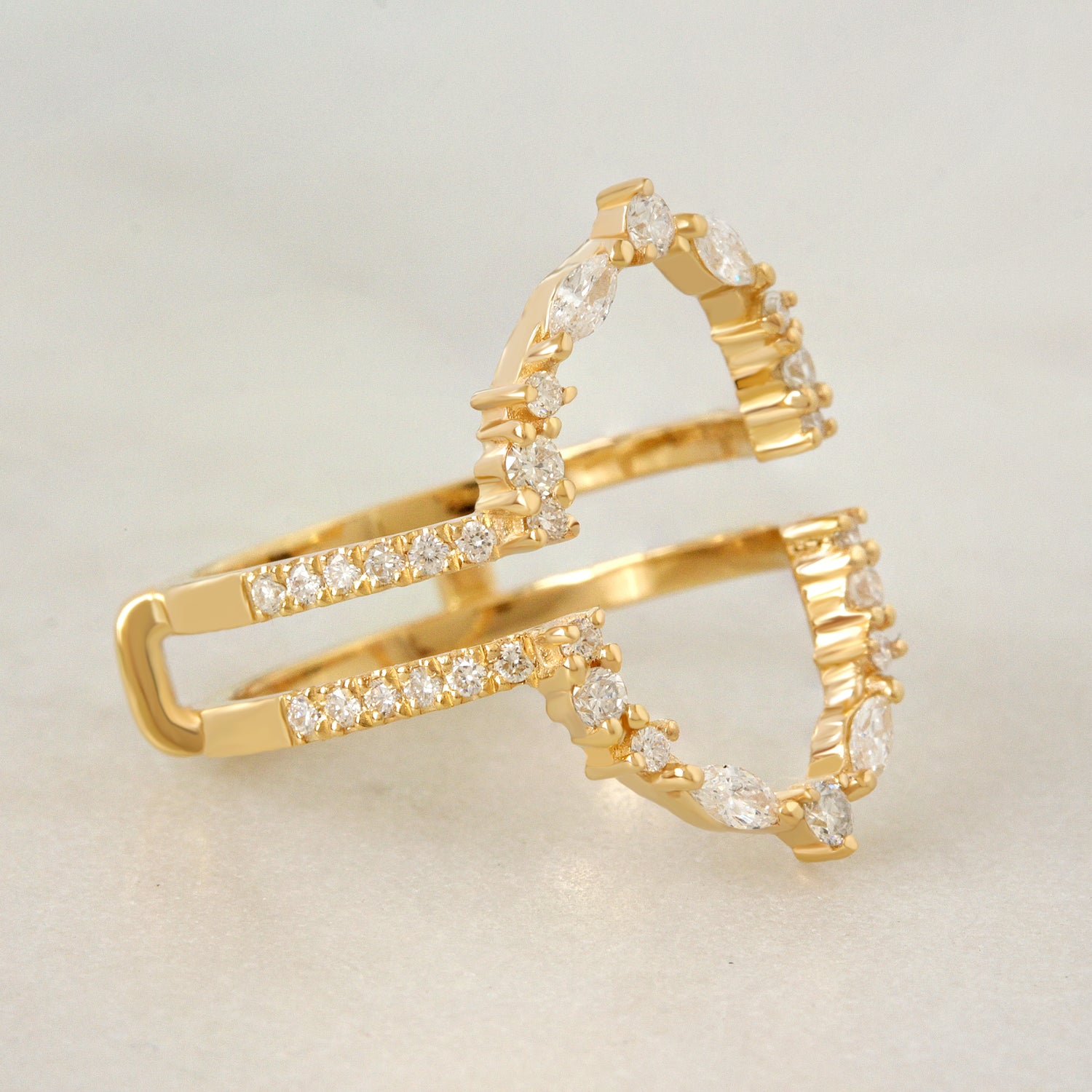 Diamond Ring Guard Nesting Ring Wrap Enhancer Charlotte ...