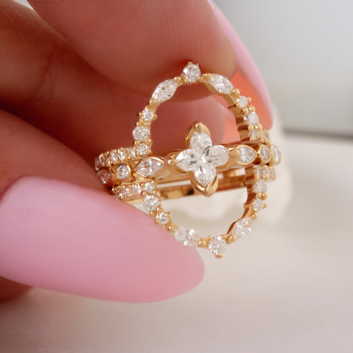 Diamond Ring Guard Nesting Ring Wrap Enhancer Charlotte ...