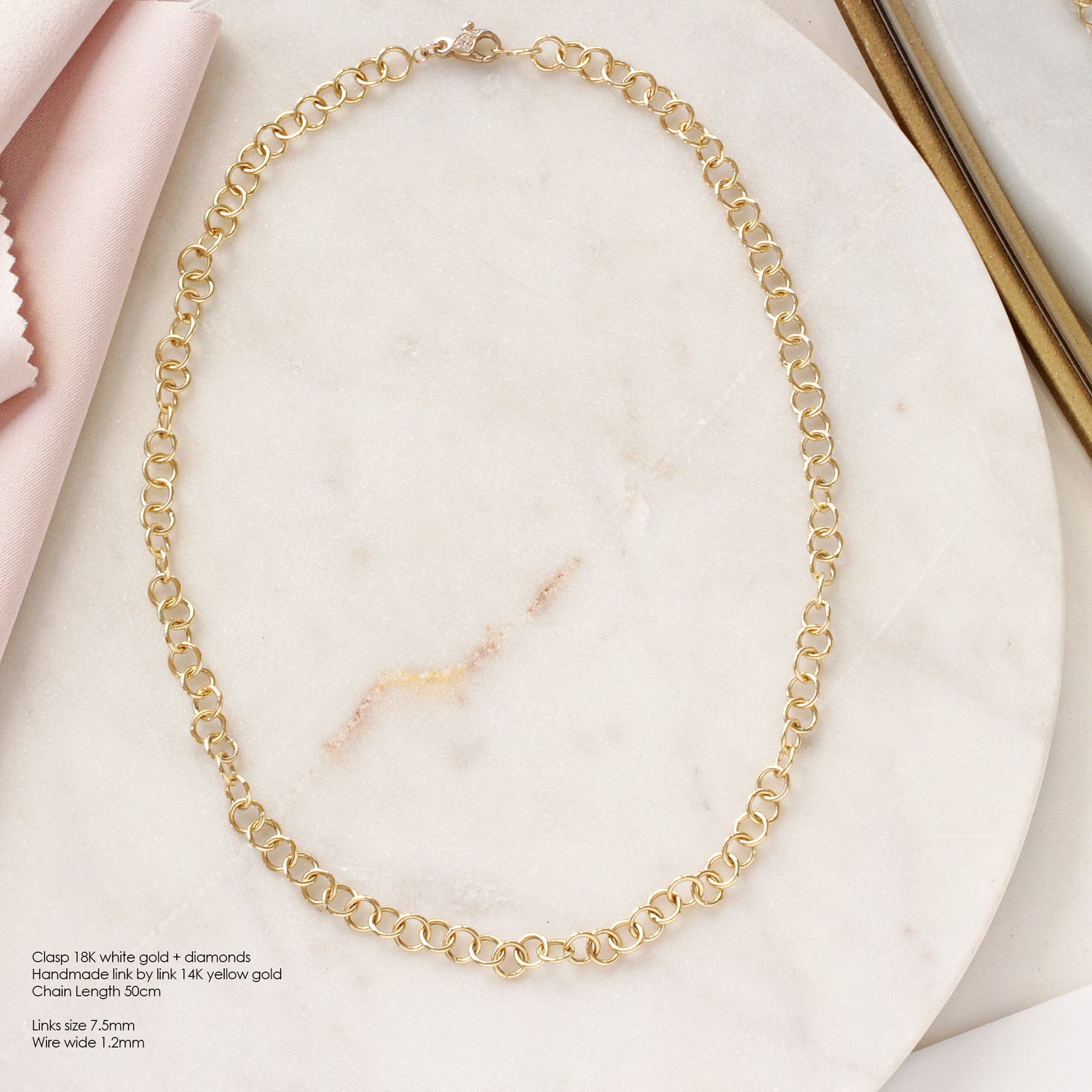 Chunky Solid Gold Chain | sillyshinydiamonds