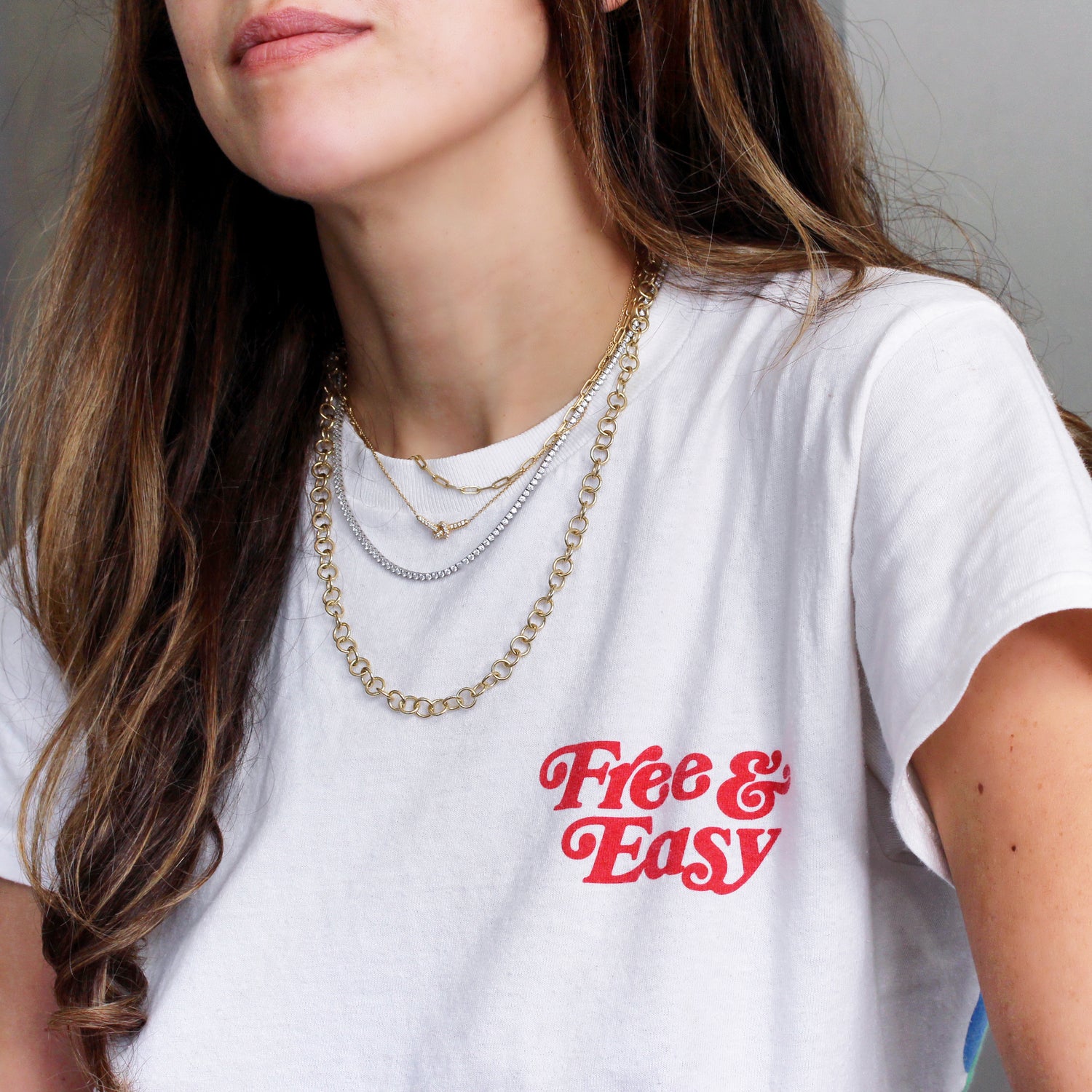 Chunky Solid Gold Chain | sillyshinydiamonds