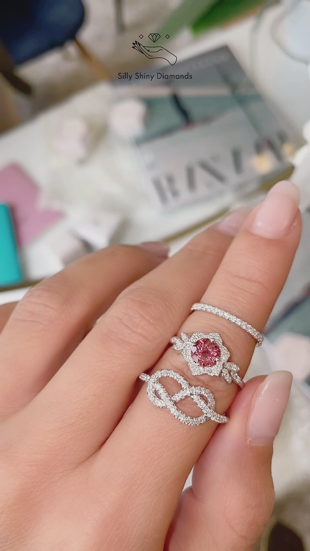 Infinity Knot Diamond Ring ♥ – sillyshinydiamonds