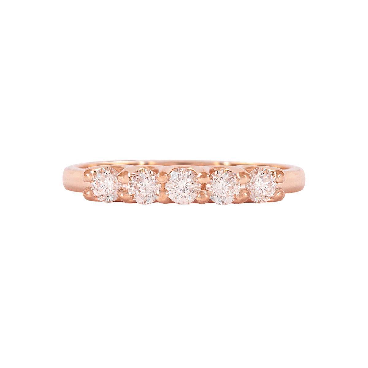 Five Diamond Anniversary Ring Basic | sillyshinydiamonds
