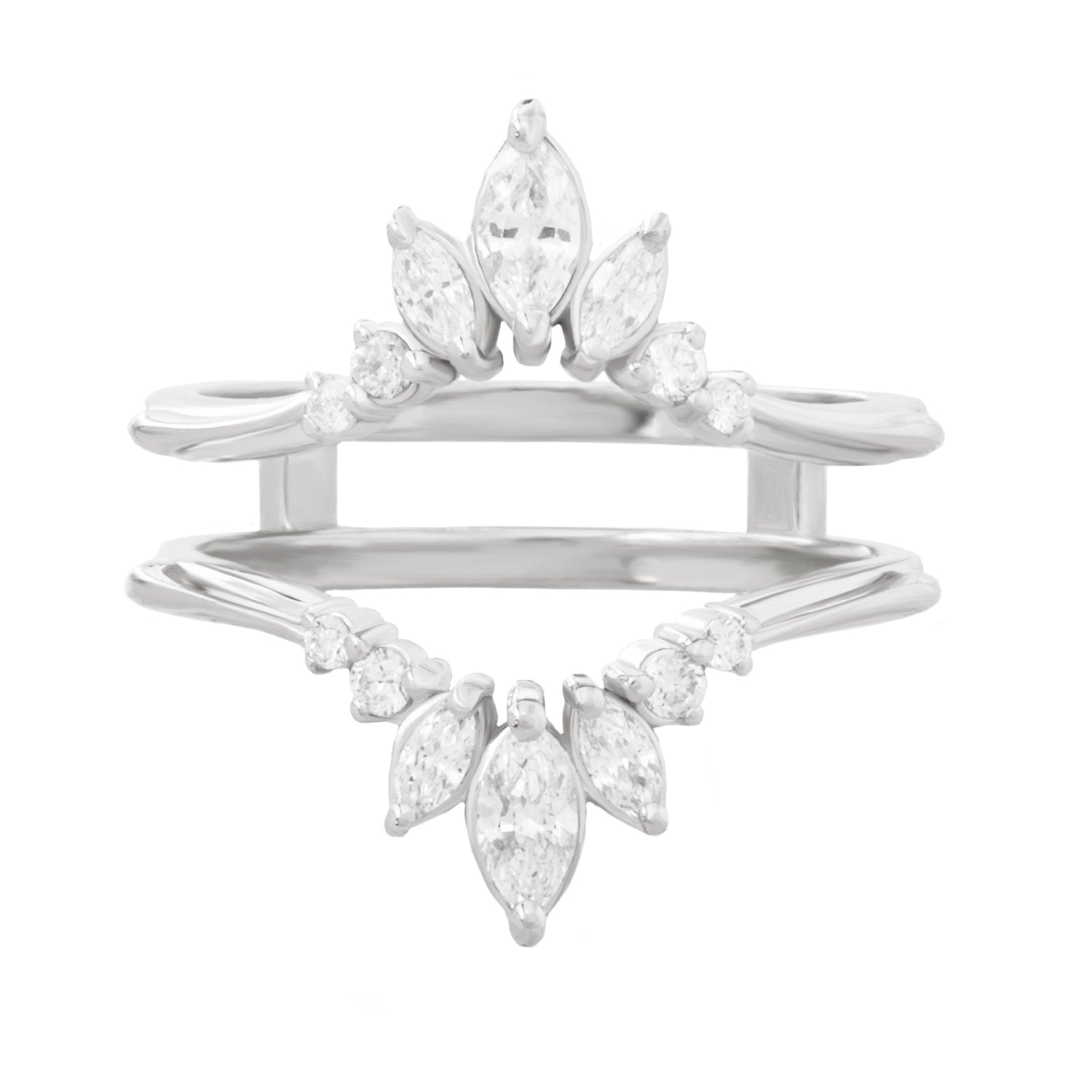 Diamond Ring Guard Enhancer "Danielle" | sillyshinydiamonds