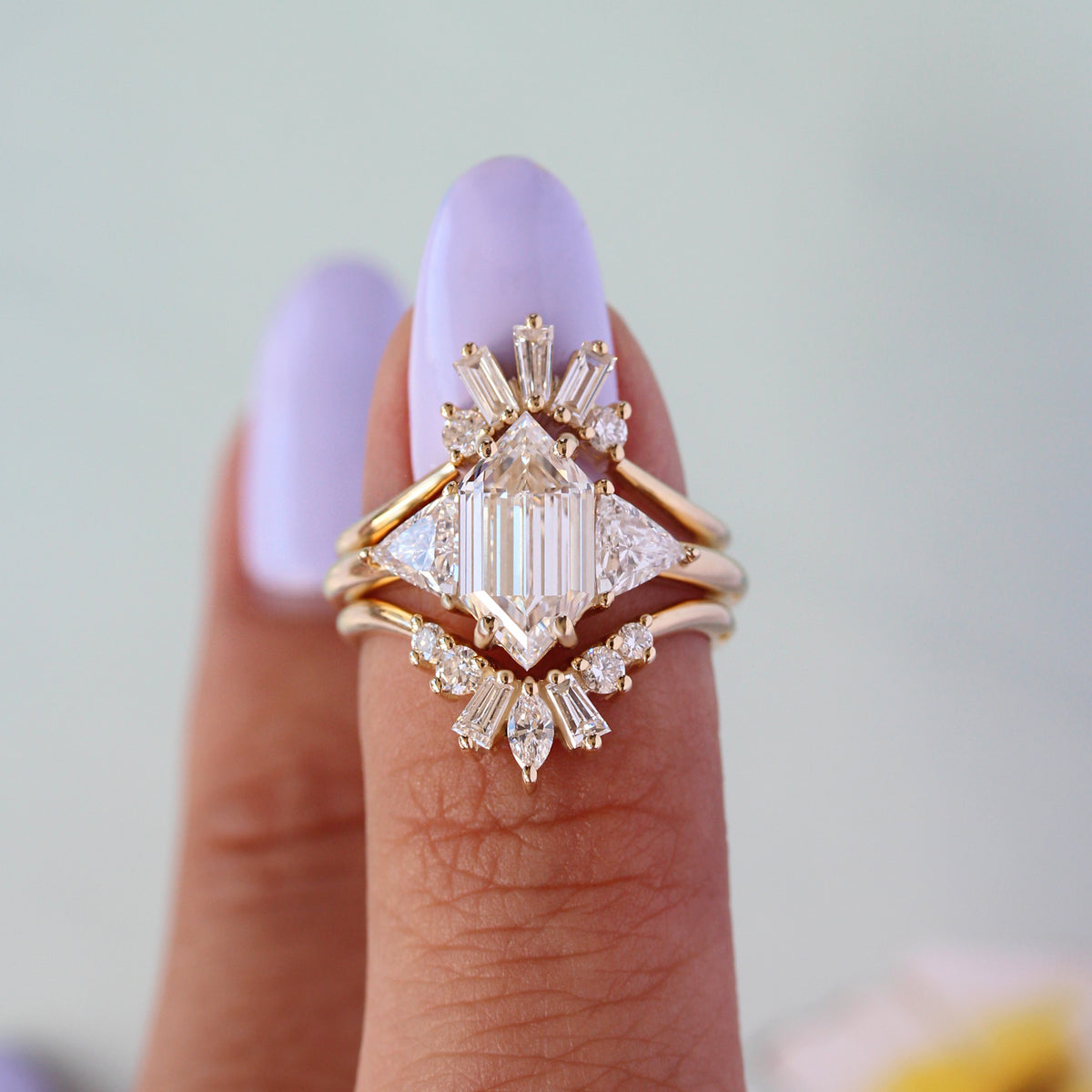 Tappers Diamond Nesting Wedding Ring, Malka ♥ – sillyshinydiamonds