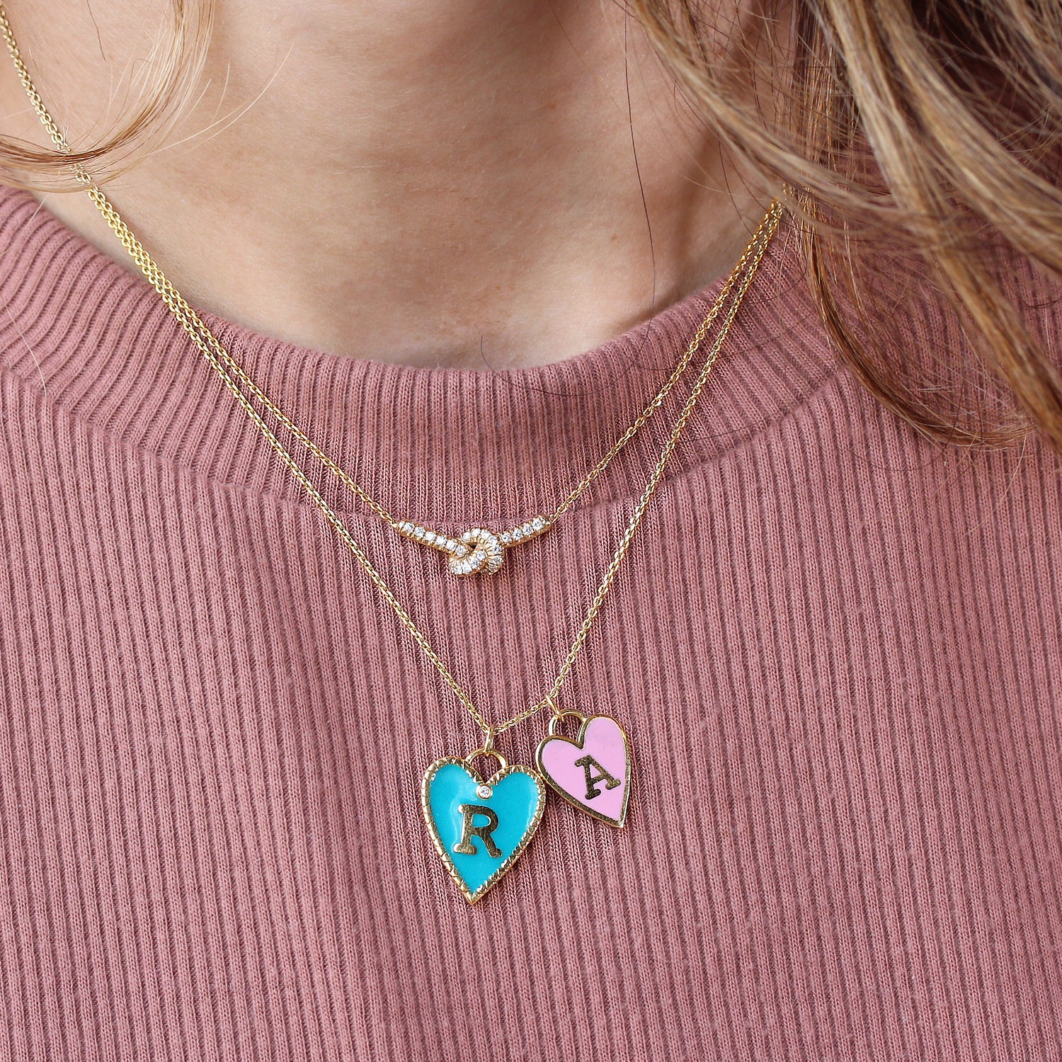 Gumbo Heart Personalized initial Enamel heart with hearts frame ...