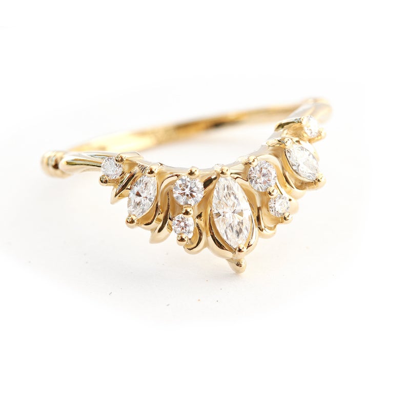 Illuminati unique wedding nesting diamond ring – sillyshinydiamonds