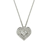 Lady Heart Diamond Double Halo Necklace ♥ – sillyshinydiamonds