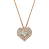 Lady Heart Diamond Double Halo Necklace ♥ – sillyshinydiamonds