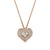 Lady Heart Diamond Double Halo Necklace ♥ – sillyshinydiamonds