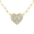 Lady Heart Diamond Double Halo Necklace ♥ – sillyshinydiamonds