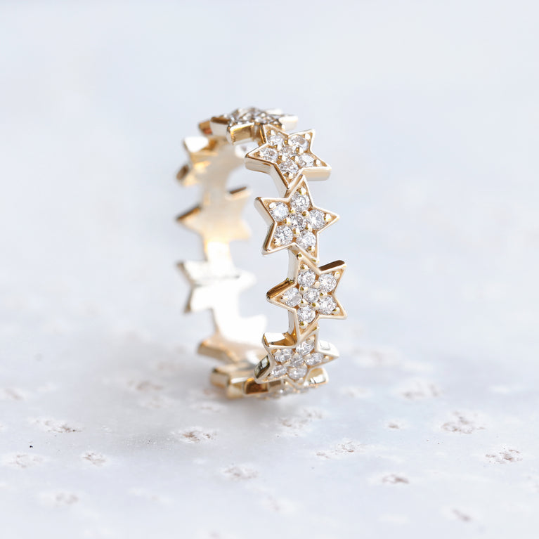 Eternity Stars Diamond Ring – sillyshinydiamonds